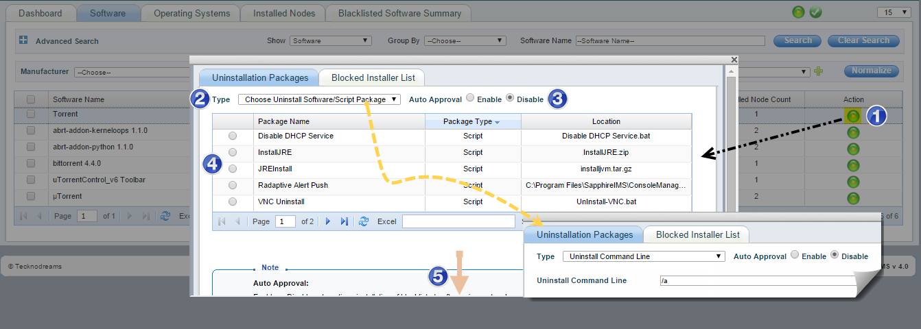 How to blacklist software