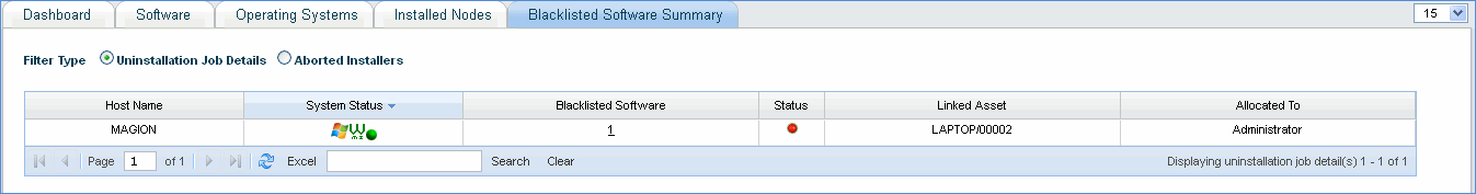 How to blacklist software