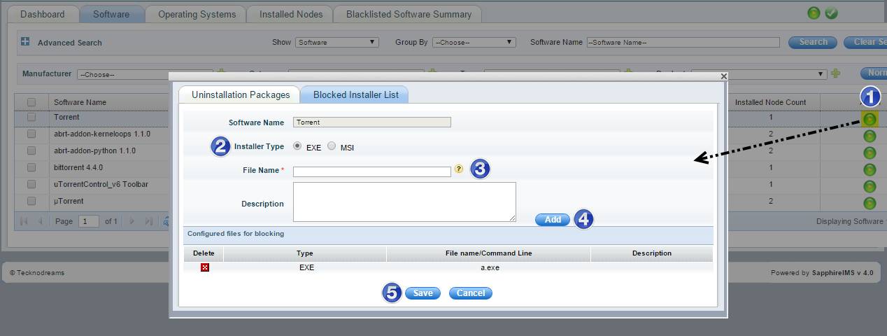How to blacklist software
