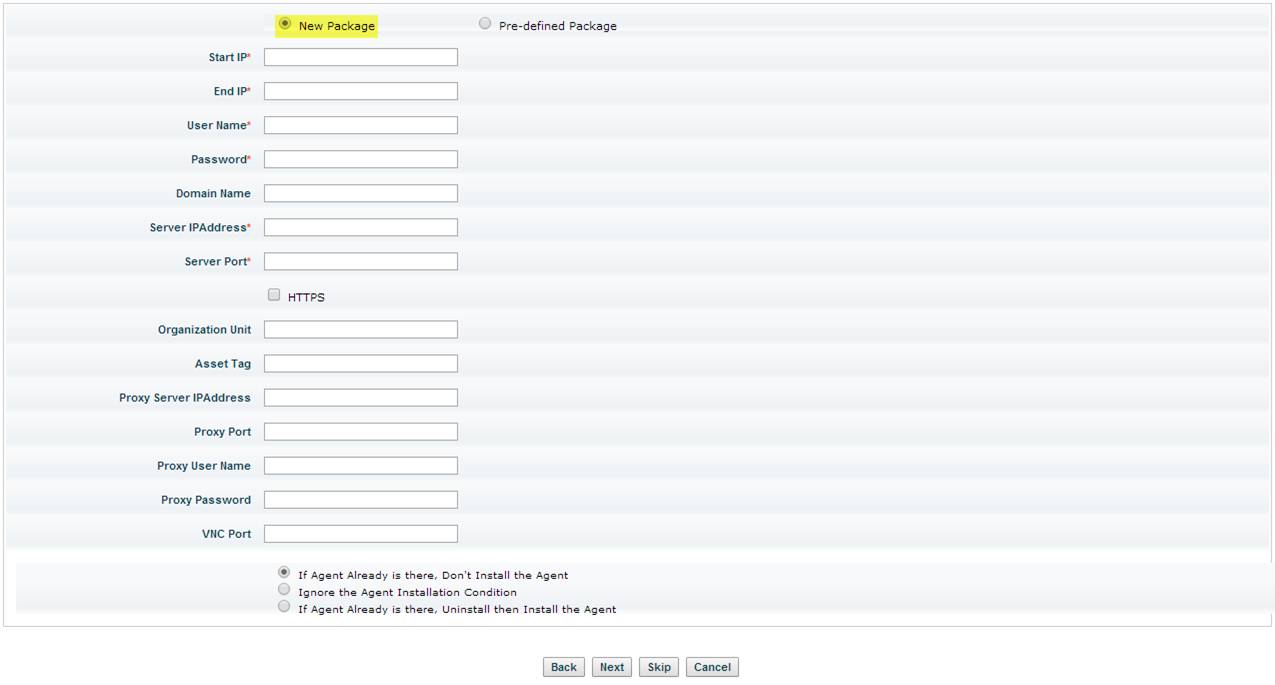 How to install agents on windows systems and discover them