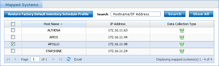 How to schedule inventory data collection