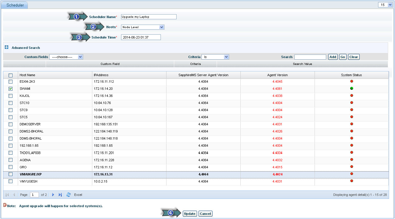 How to install agents on windows systems and discover them